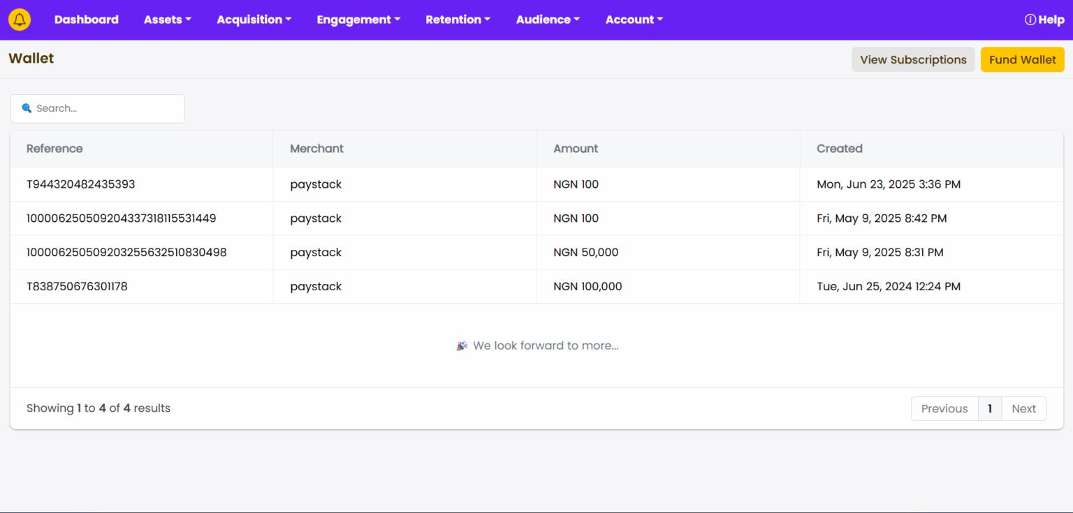 How does the wallet payment plan work? - Yournotify